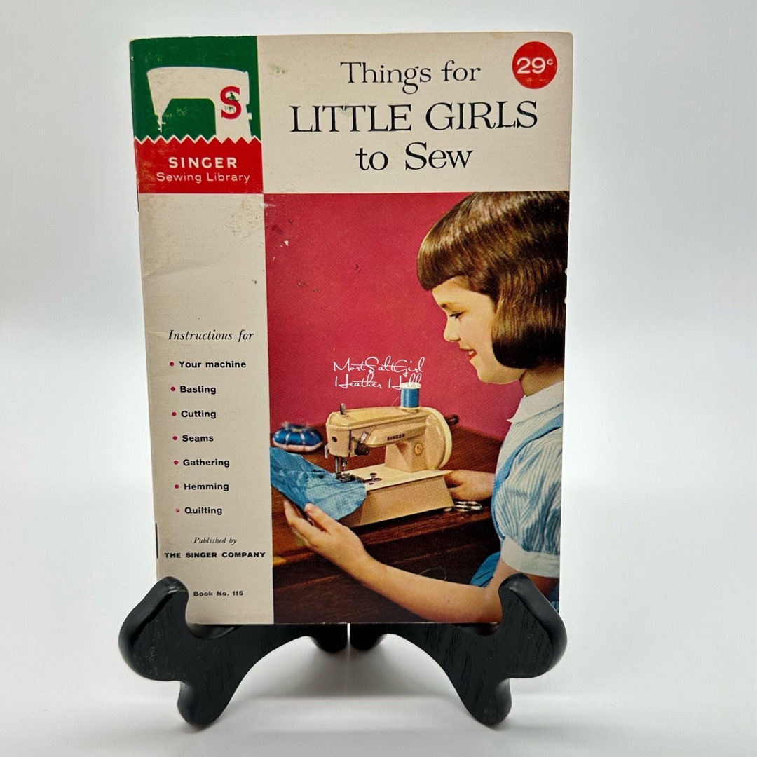 Vintage Singer Sewing Library Booklet 1961 Things for Little Girls to ...