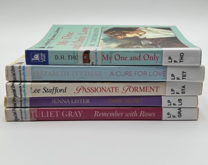 LARGE PRINT Romance 5 Book Bundle Chivers Press Dales Publishers Ex ...