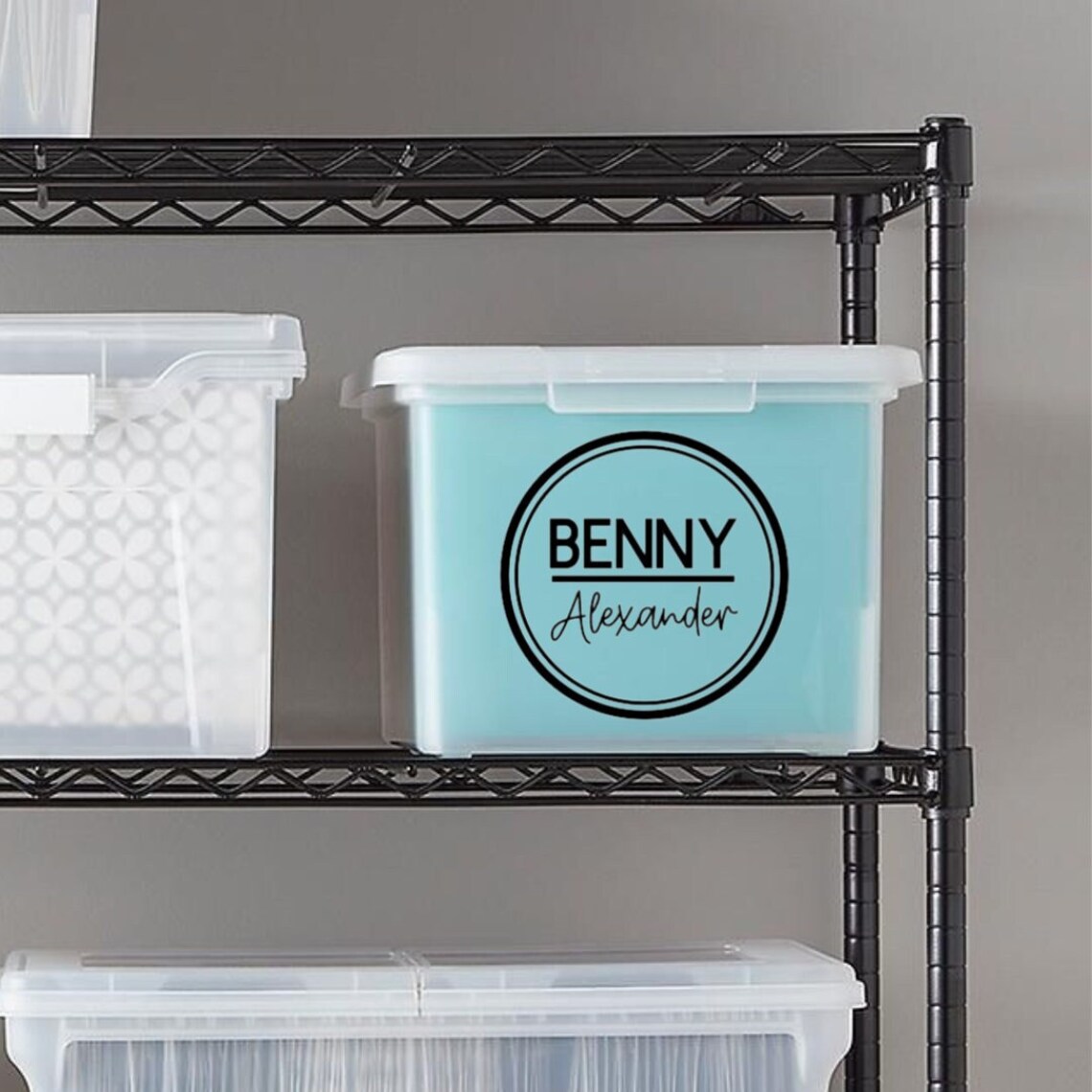 Milestone Bin Label- Milestone Bin Decal- Kids Memory Box Vinyl Decal ...