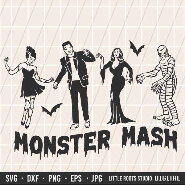 Monster Mash Svg - Etsy