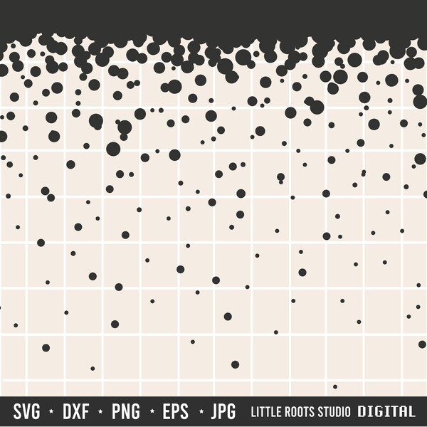 Falling Snow Svg - Etsy