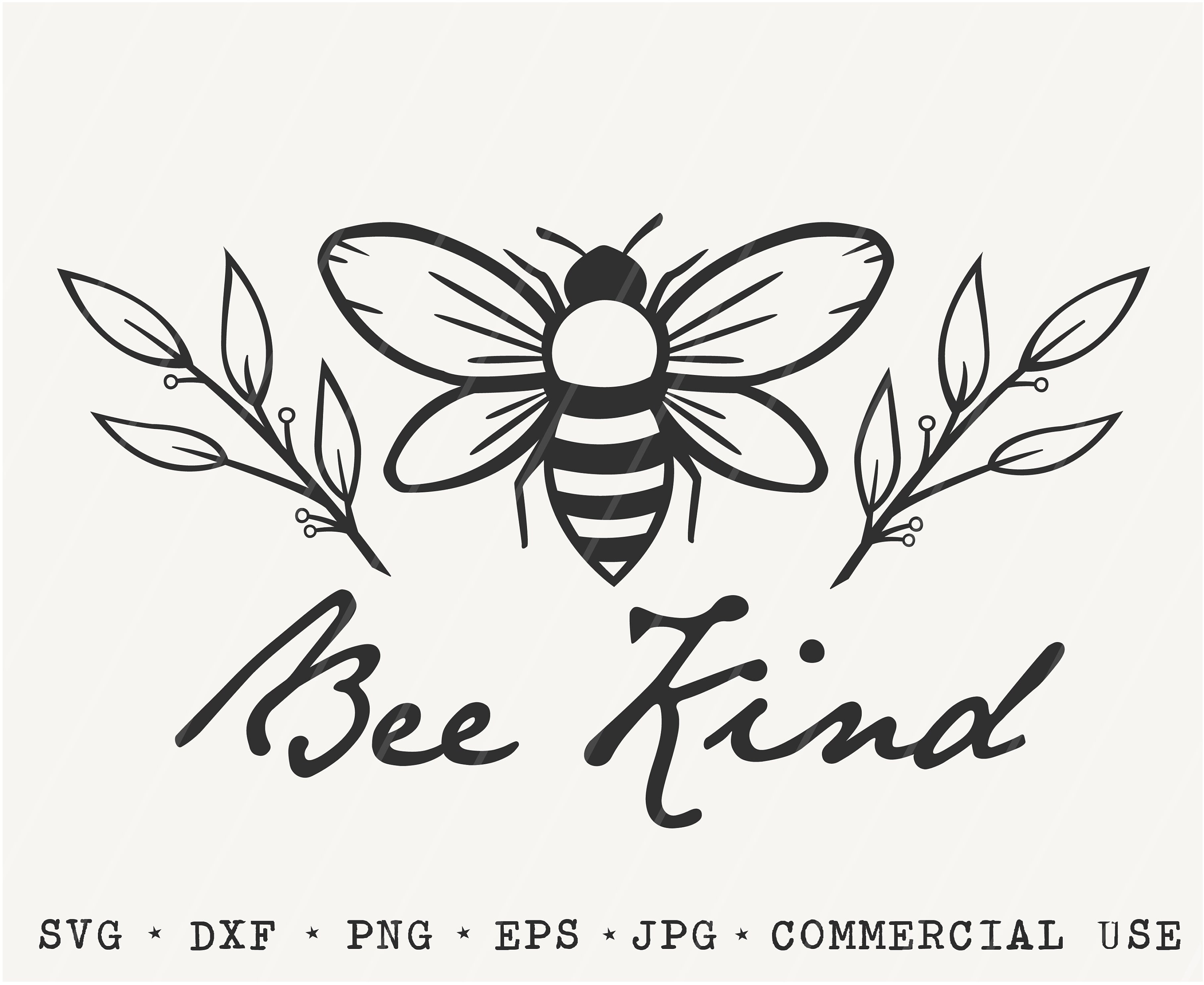 Bee Kind SVG / Kind Cut File / Bee SVG / Quote / Bee Kind / | Etsy