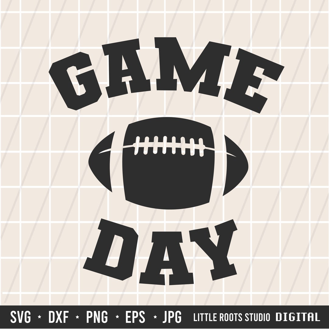 Game Day Football SVG: Sports Cuttable Image (digital Download) - Etsy