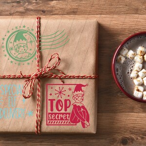 Christmas Elf Stamps SVG Bundle: North Pole Mail (digital Files) - Etsy