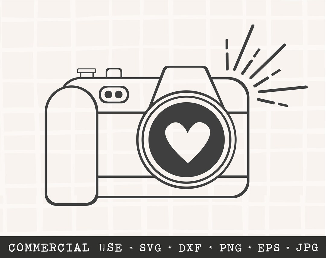 Camera SVG Cut File: Photography Clipart (digital Download) - Etsy