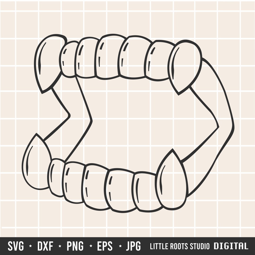 Vampire Fangs SVG / Vampire Cut File / Halloween / Fangs Cut File ...