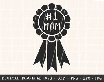 Number 1 Mom Svg - Etsy
