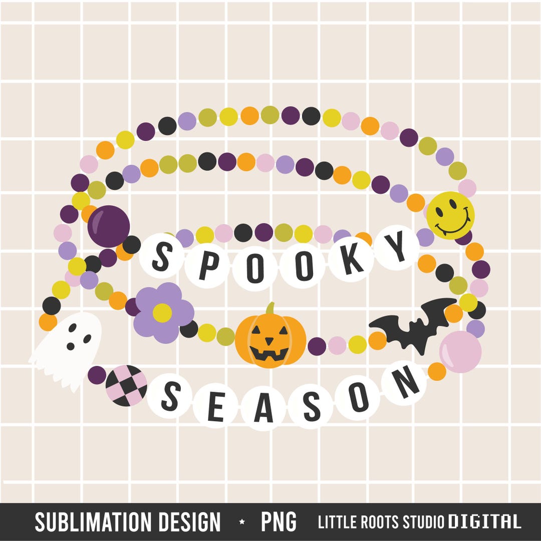 Friendship Bracelets PNG / Halloween Bracelet PNG / Spooky Season Png ...