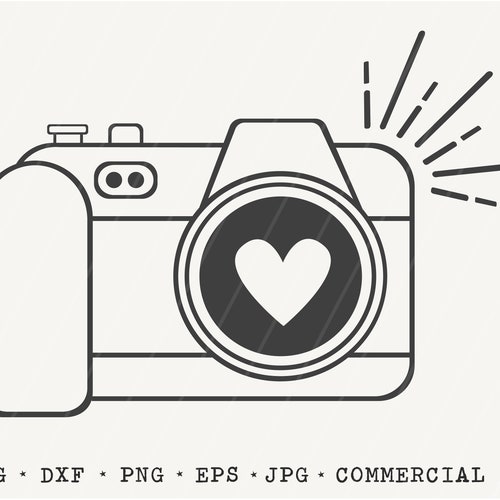 Camera Svg File Camera Cut File Photographer Png - Etsy