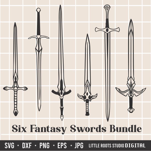 Cartoon Swords - Etsy