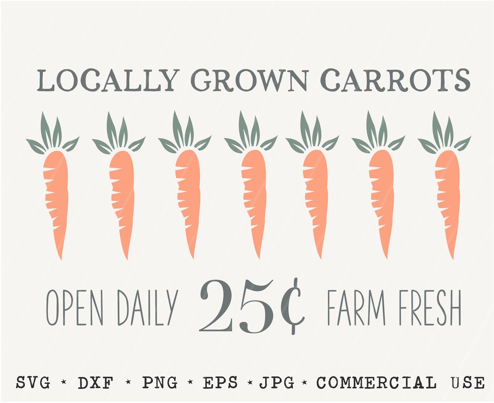 Carrot Patch SVG / Carrot Patch Sign / Easter Cut File / - Etsy