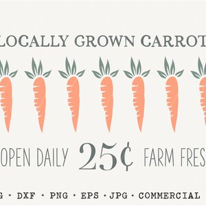 Carrot Patch SVG / Carrot Patch Sign / Easter Cut File / Easter Sign ...