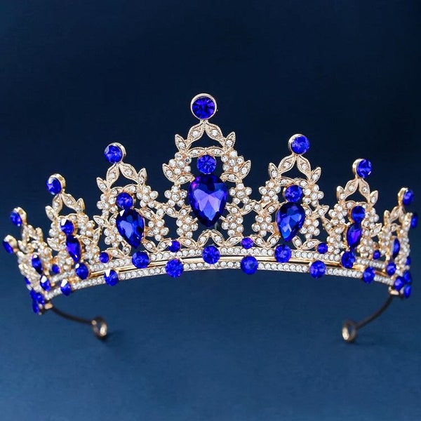 Blue Tiara - Etsy