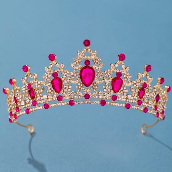 Pink Tiara - Etsy