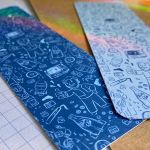 2pc Fallout Pipboy Inspired Bookmark Set Fallout Vault Tec Video Game ...
