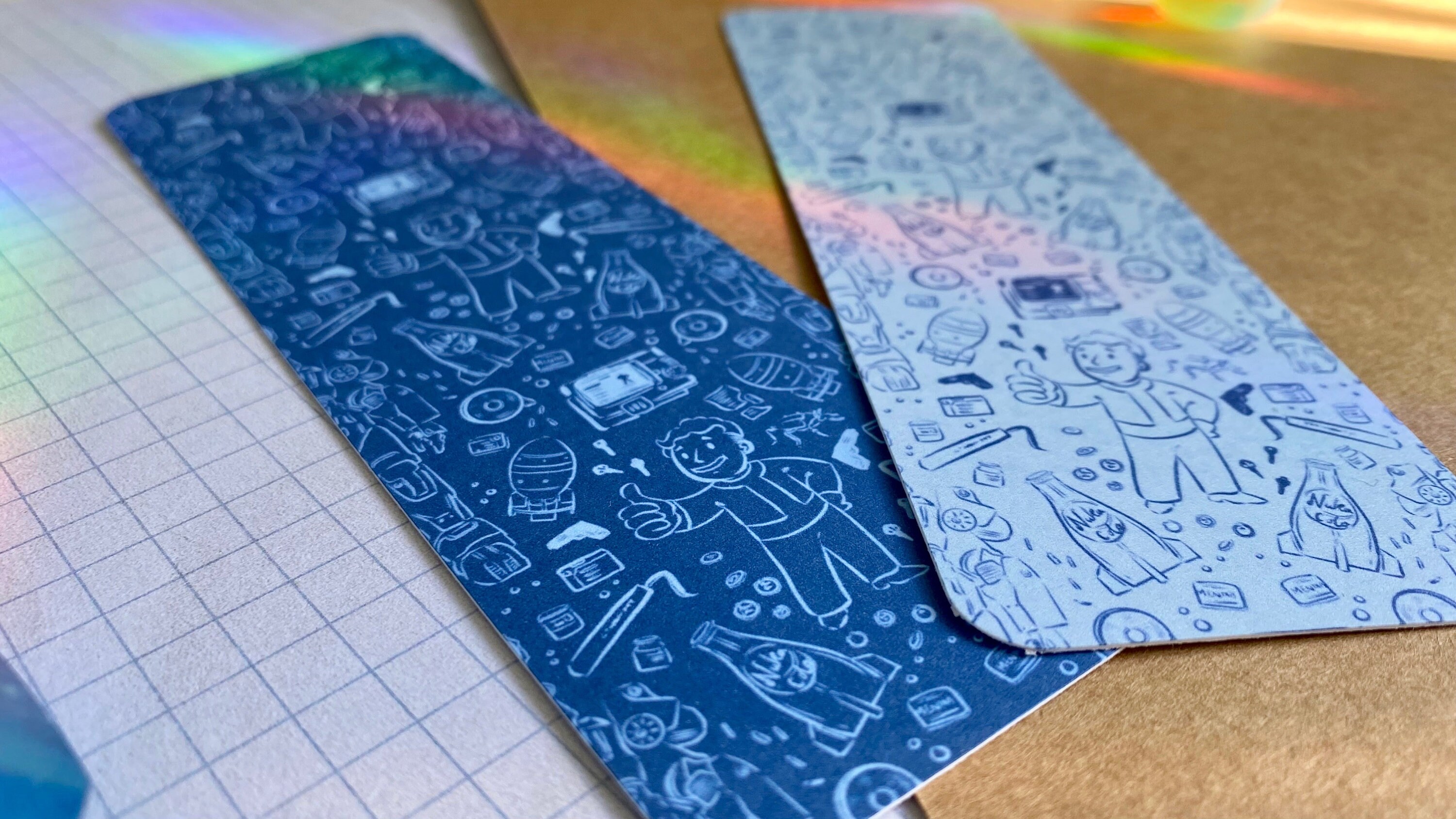 2pc Fallout Pipboy Inspired Bookmark Set Fallout Vault Tec - Etsy UK