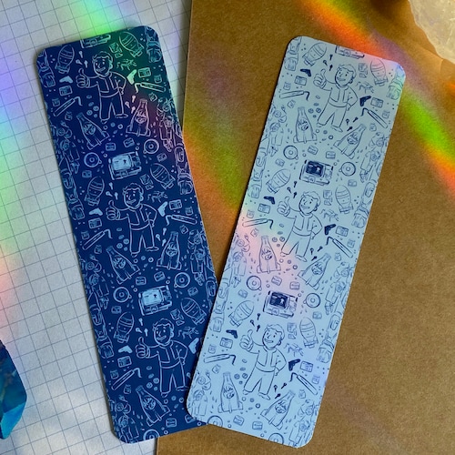 2pc Fallout Pipboy Inspired Bookmark Set Fallout Vault Tec - Etsy