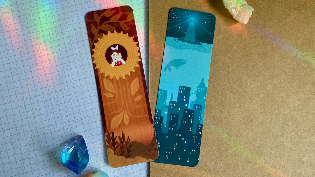 2pc Bioshock Inspired Bookmark Set || Bioshock Little Sisters and ...