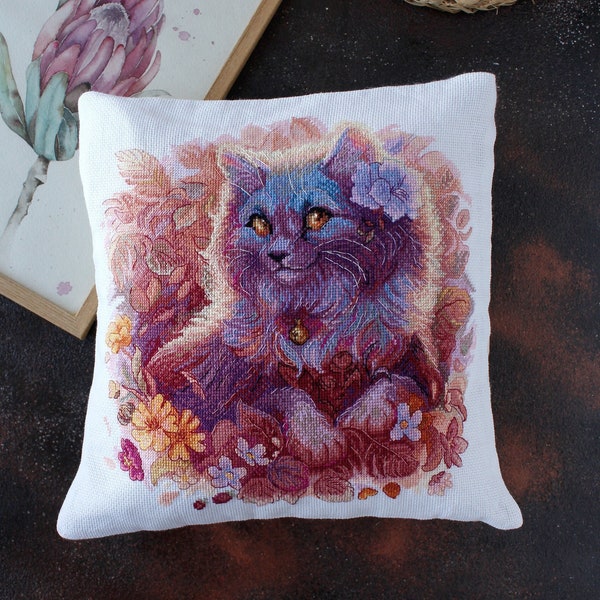 Needlework Pillow - Etsy