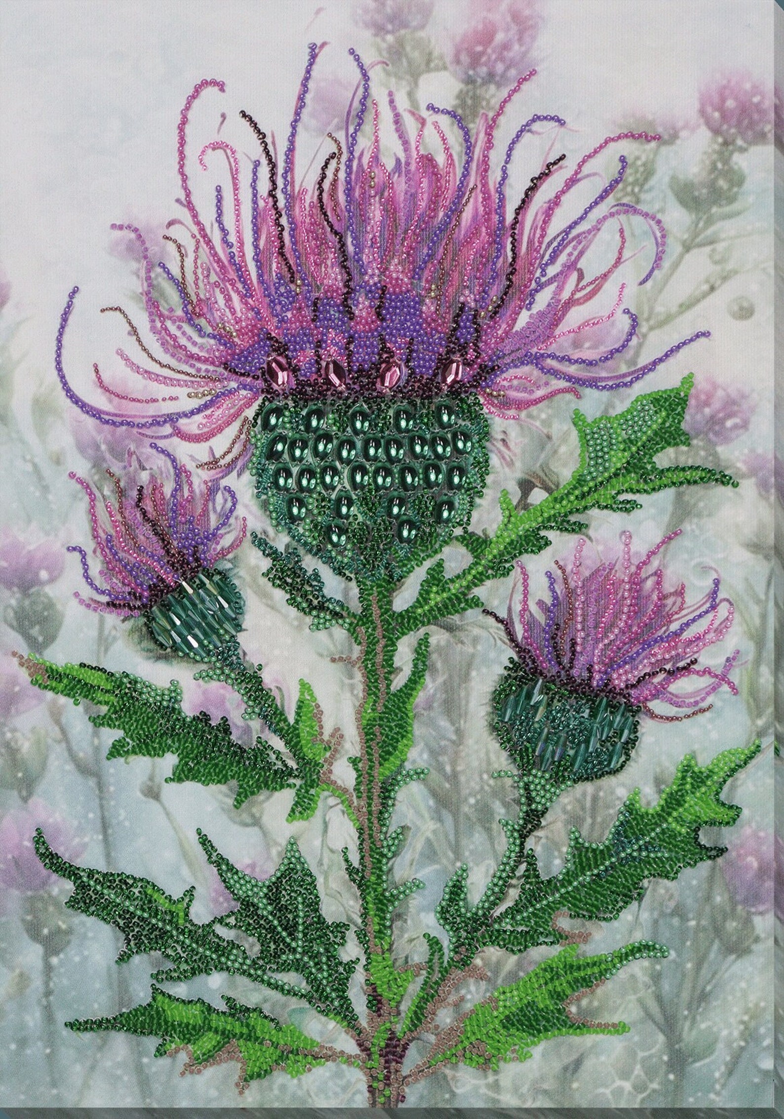 Bead Embroidery Kit Thorny Luxury Kit Beadwork DIY Modern Kit ...