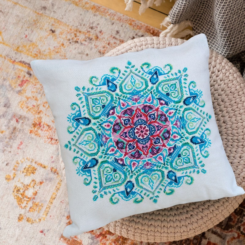 Embroidery Kit Pillow - Etsy