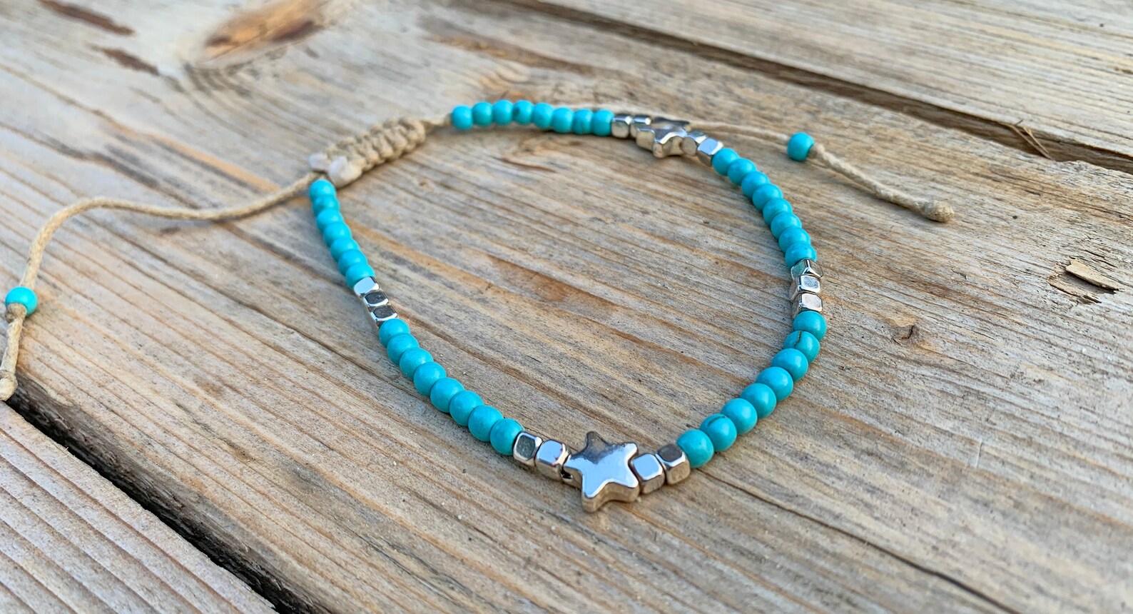 Turquoise Anklet Turquoise Ankle Bracelet Boho Anklet | Etsy