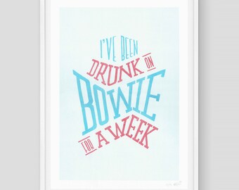 David Bowie Font - Etsy UK