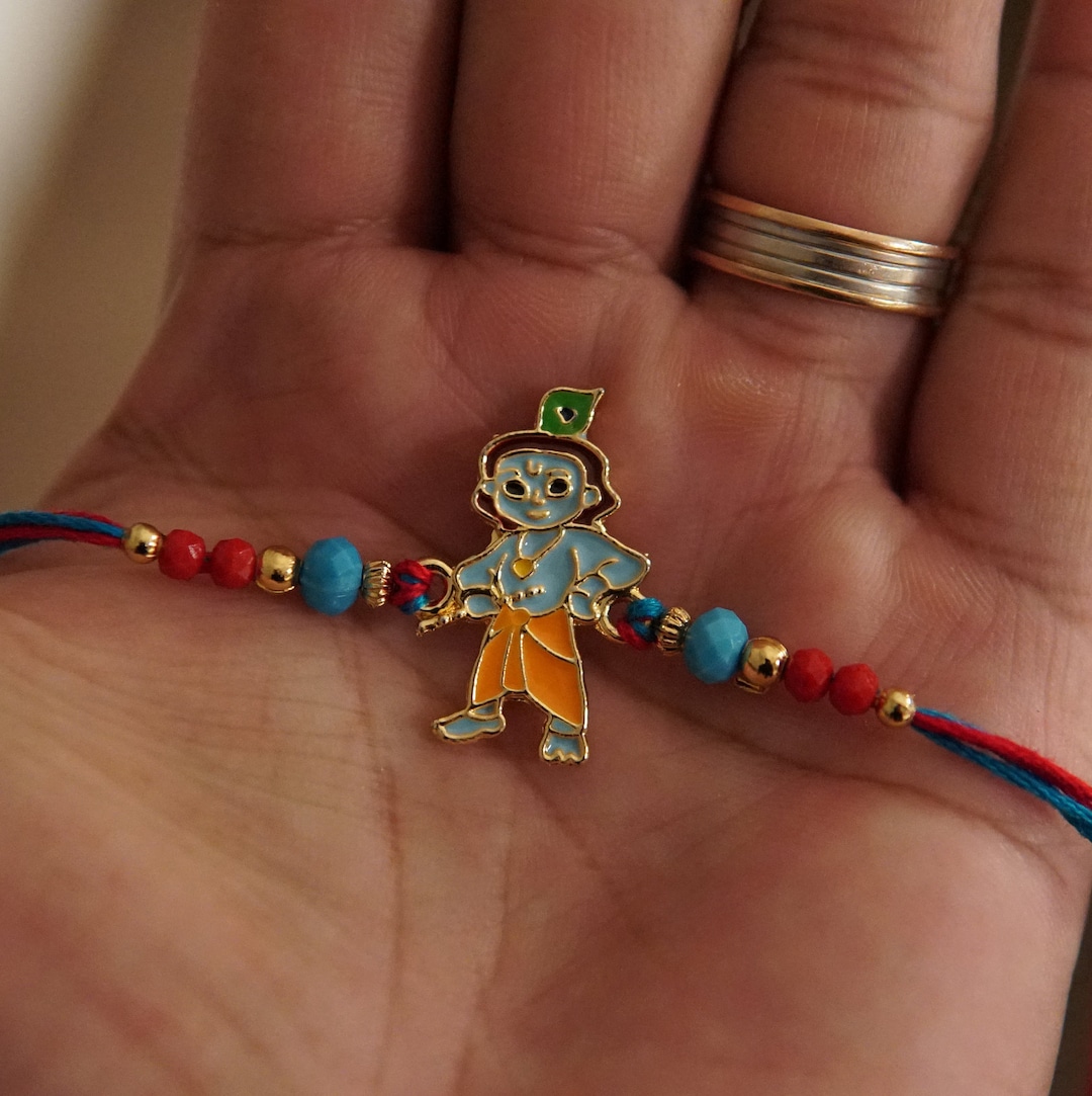 Raksha Bandhan Baby Krishna Kids Rakhi | Indian Rakhadi for Kids, Ship ...