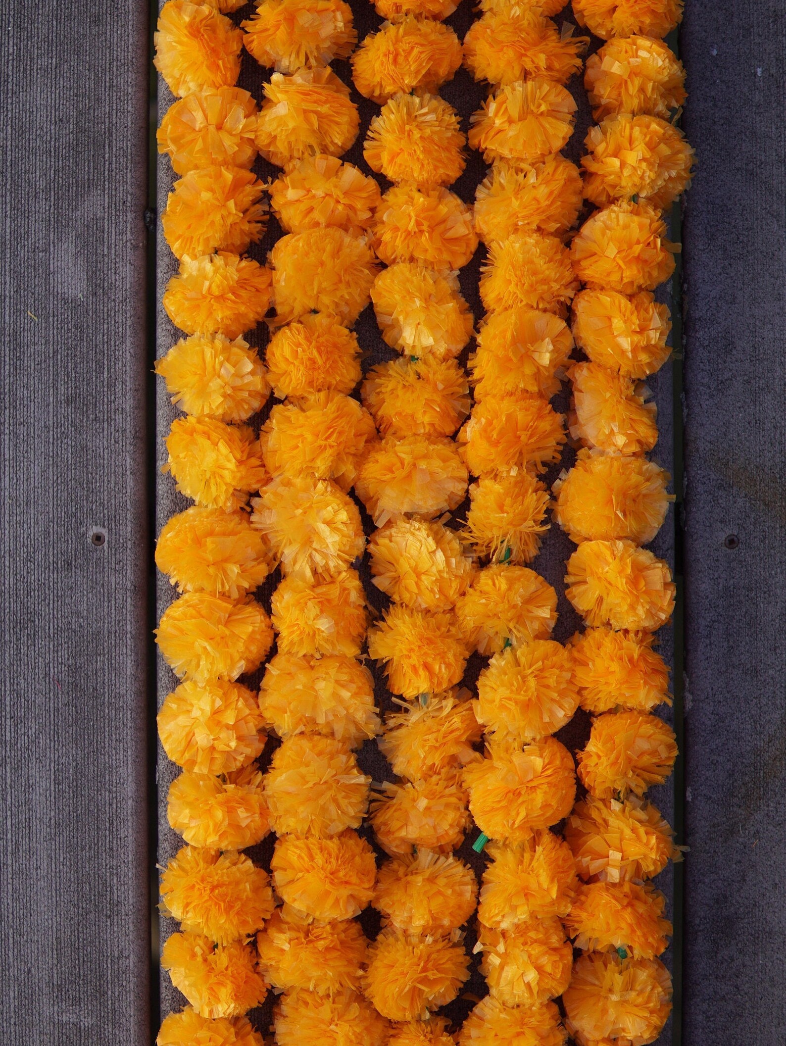 2 PC Set of 4.5 Ft Marigold Garland Indian/american Theme | Etsy