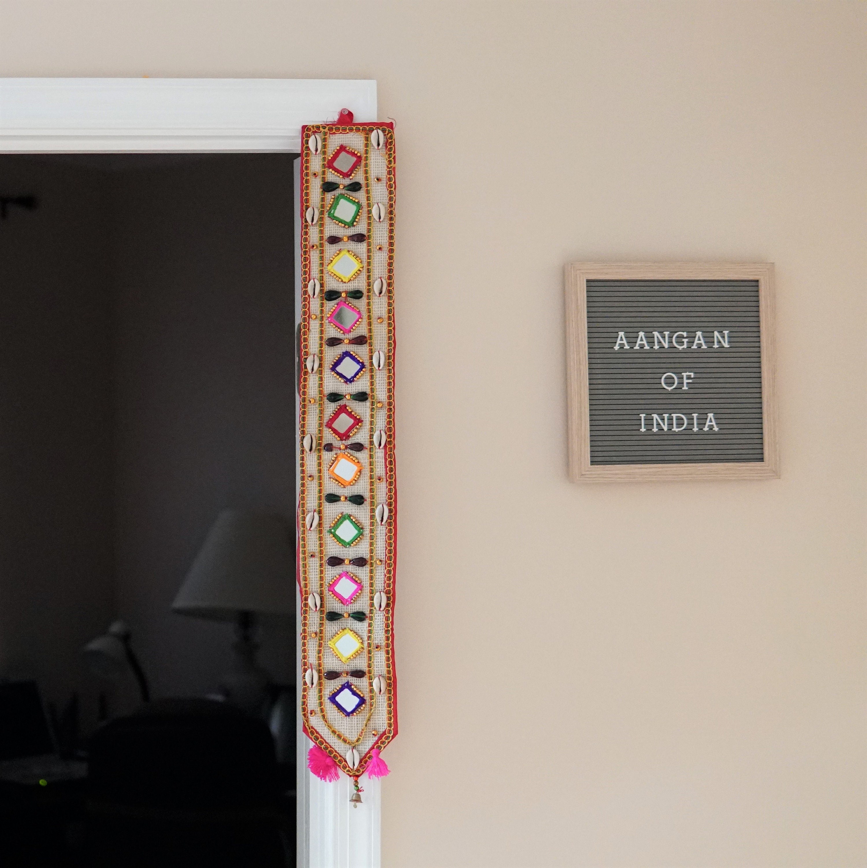 36Indian Kori work bohemian home decor window/door | Etsy