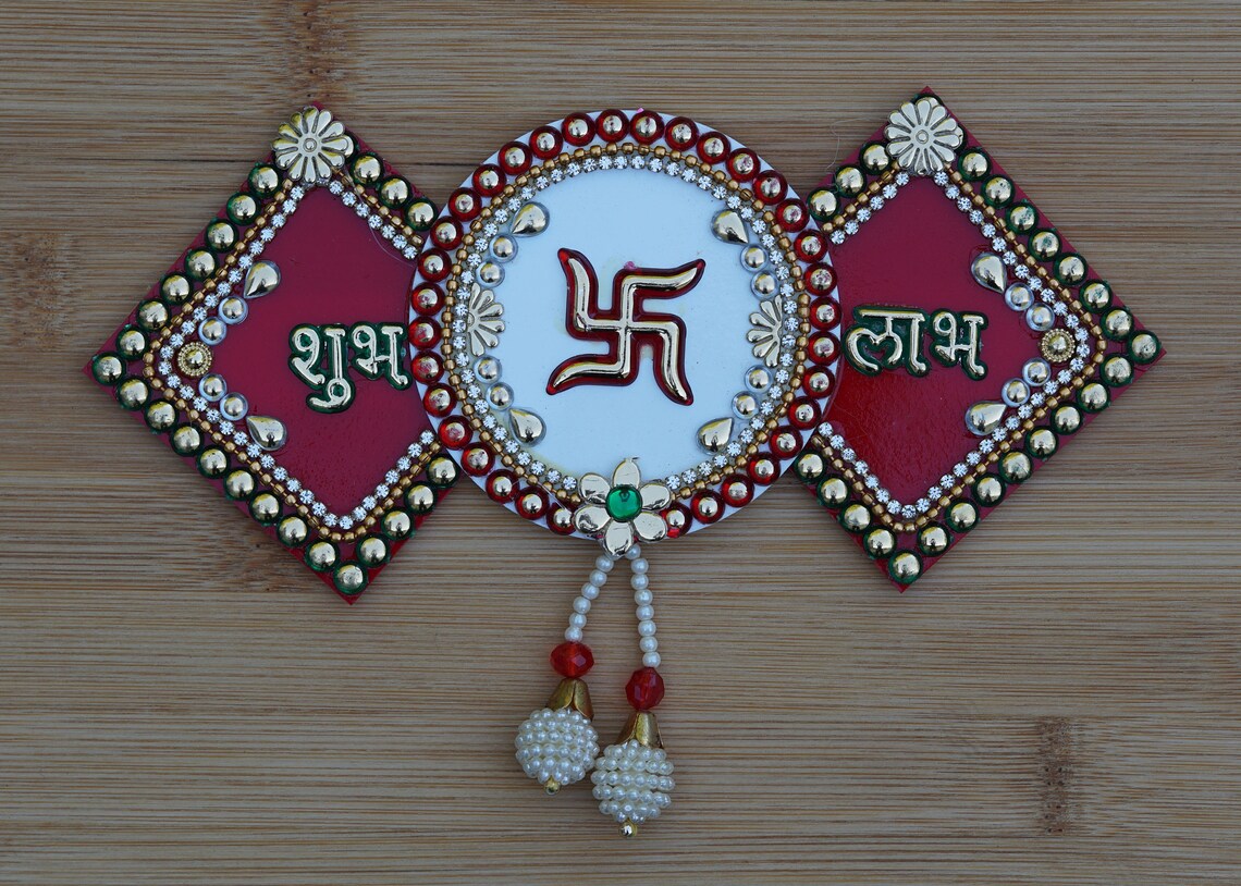 Diwali Shubh Labh Door Stickers Ship Diwali Gift Directly to | Etsy