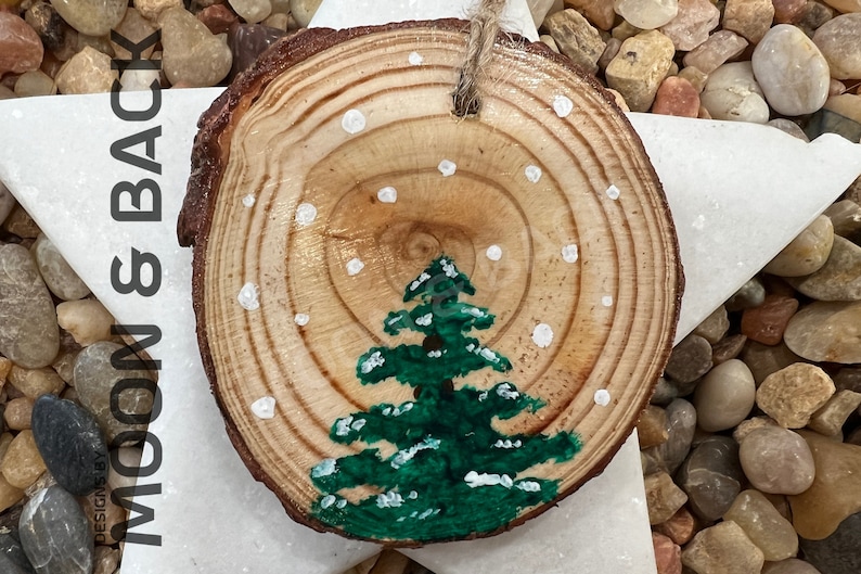 Hand Painted Wood Slice - Etsy