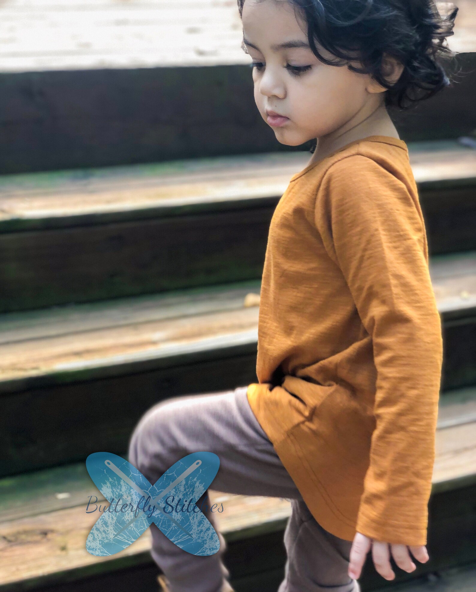 Curved Hem Tee / Baby Tee / Toddler Tee / Organic Tee / Slub | Etsy