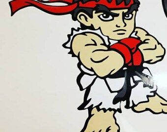 Street Fighter Ryu Hadouken Decal / Sticker / Label - Etsy
