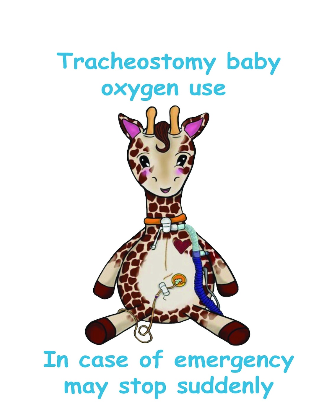 Trach Baby on Board May Stop Suddenly UV Printed Vinyl Sticker ...