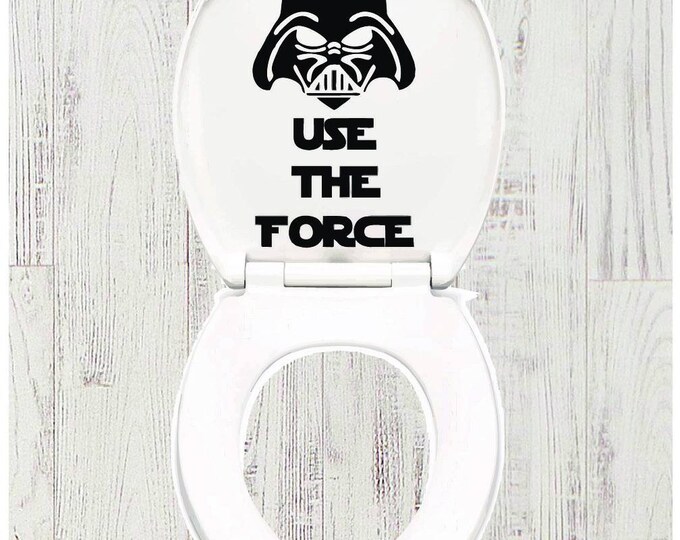 Use the Force Star Wars Toilet Decal - Etsy