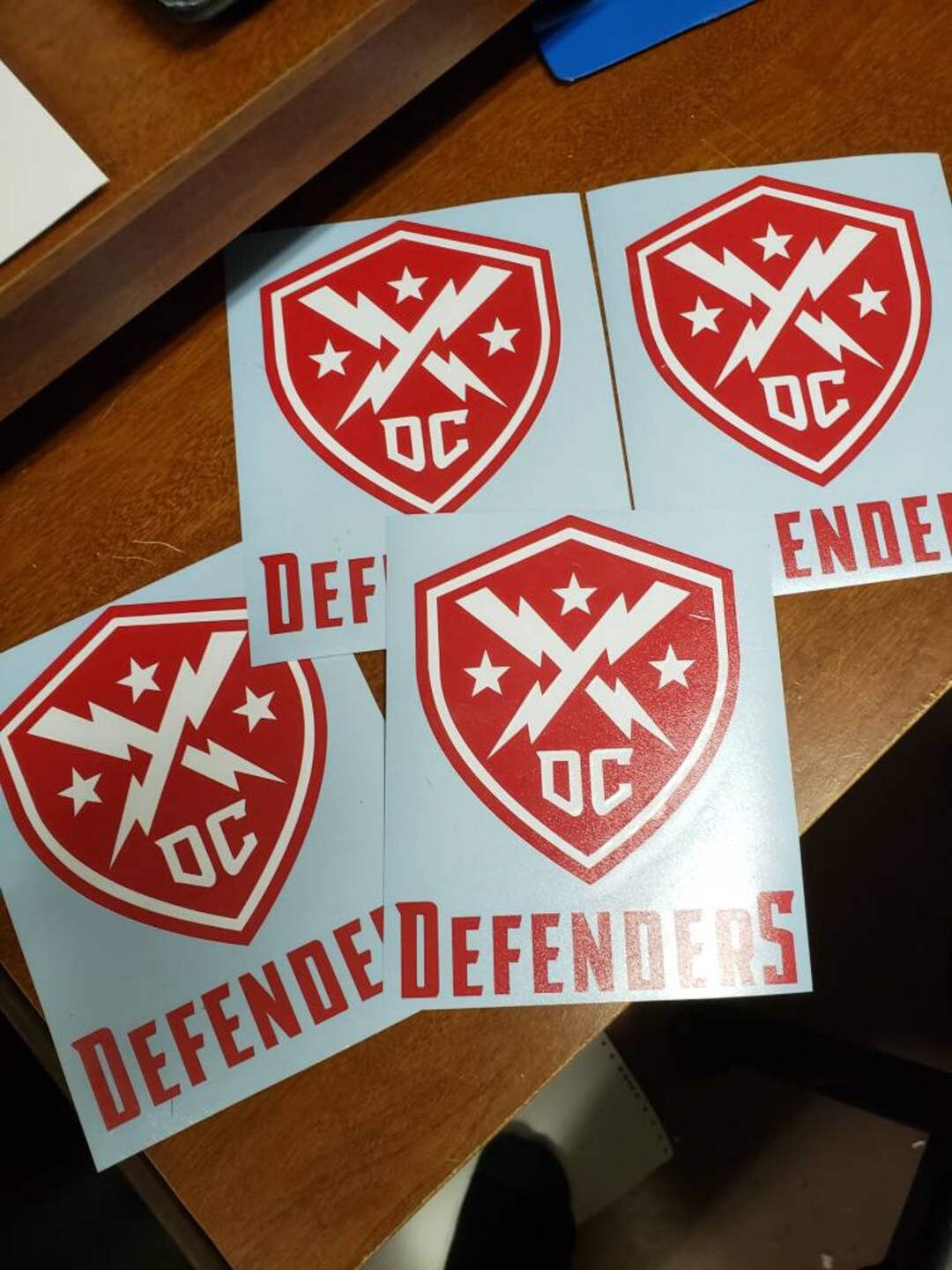 XFL DC Defenders Layered Vinyl Decal - Etsy