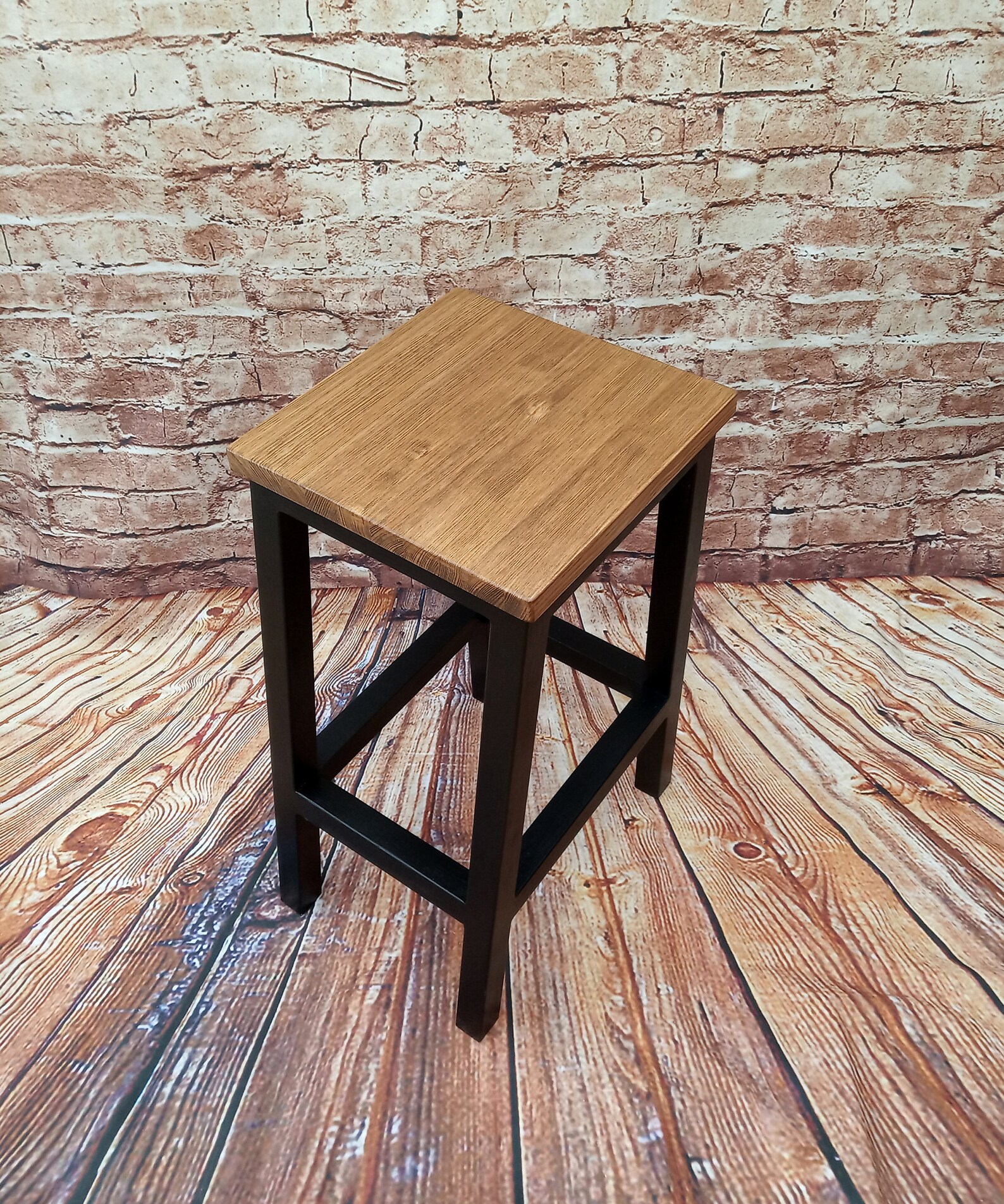 Wooden Bar Stool Breakfast Kitchen Bar High Chair Footrest New - Etsy UK