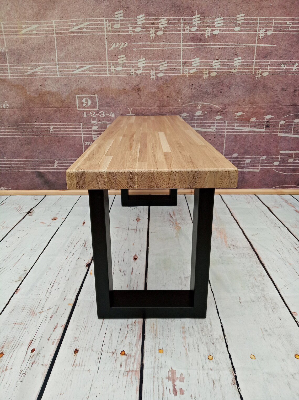 Wooden Oak Bench Kitchen Dining Room Hallway Seat Solid 100% | Etsy