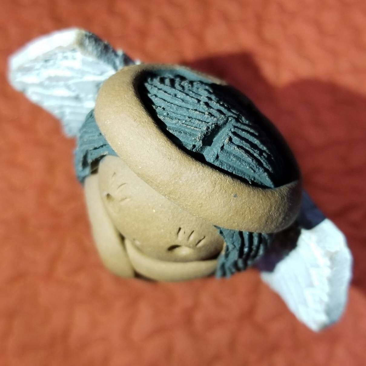 Southwest American Indian Red Clay Angel Hand Crafted Signed - Etsy