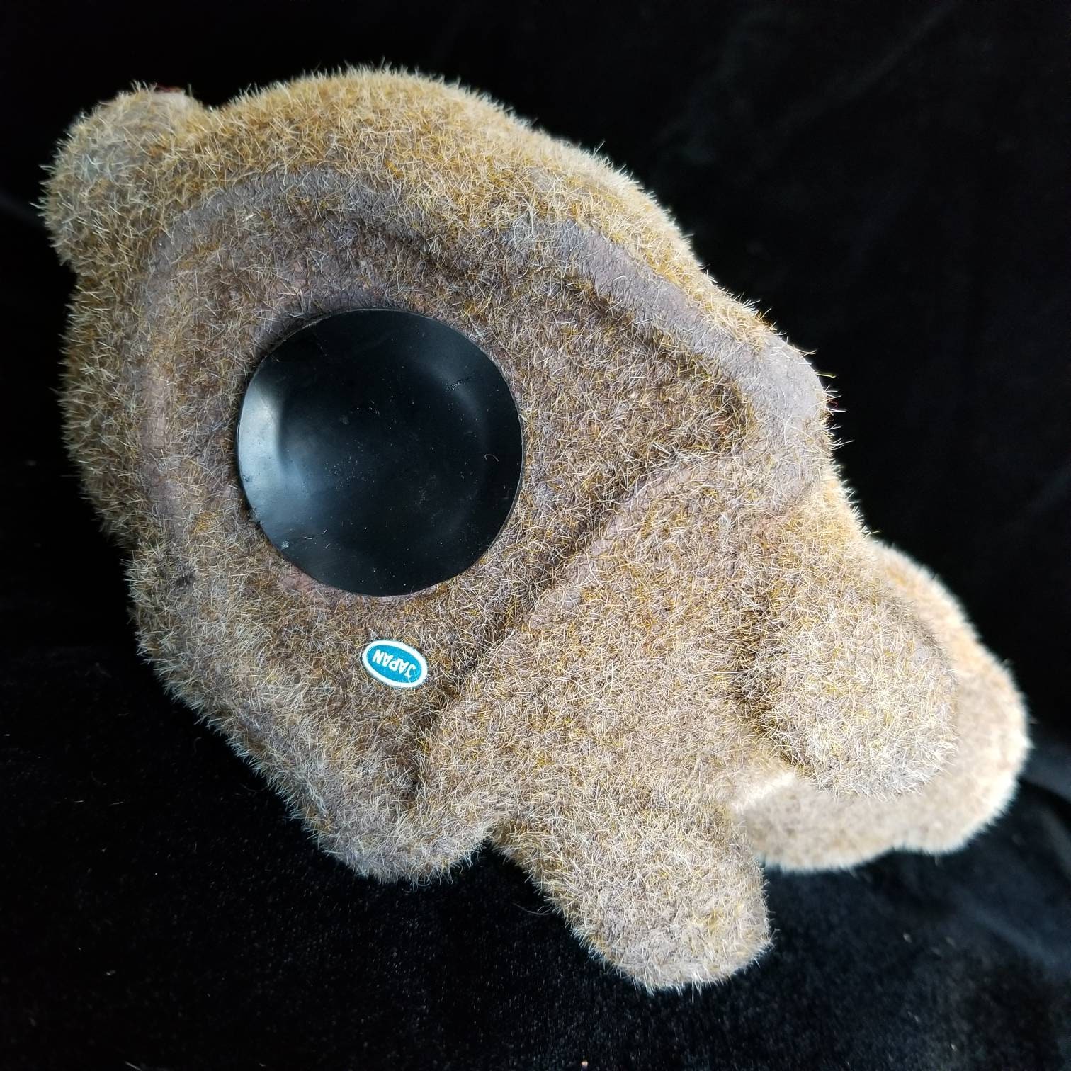 Vintage Brown Flocked Bunny Rabbit Bank - Etsy