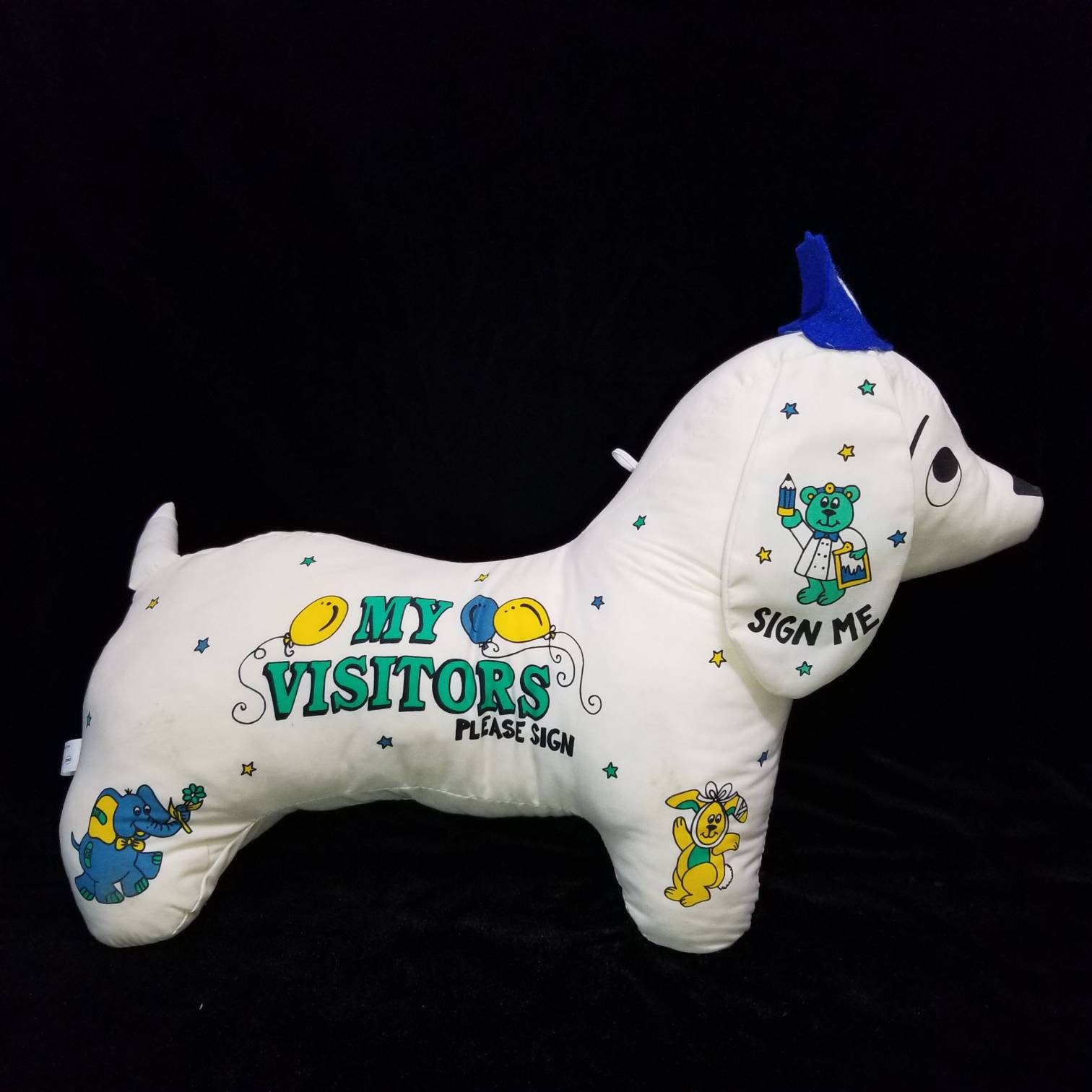 Vintage Jerry Elsner Get Well Nurse Signature Dog Never Signed - Etsy