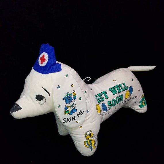 Vintage Jerry Elsner Get Well Nurse Signature Dog Never Signed - Etsy