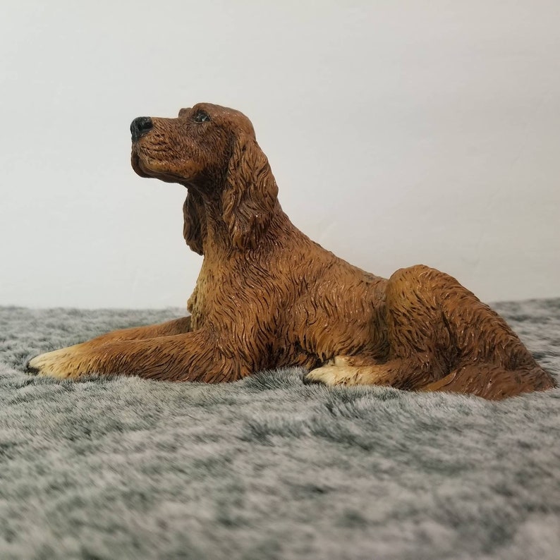 Vintage 1988 Original by Castagna Irish Setter Dog Figurine Made in ...