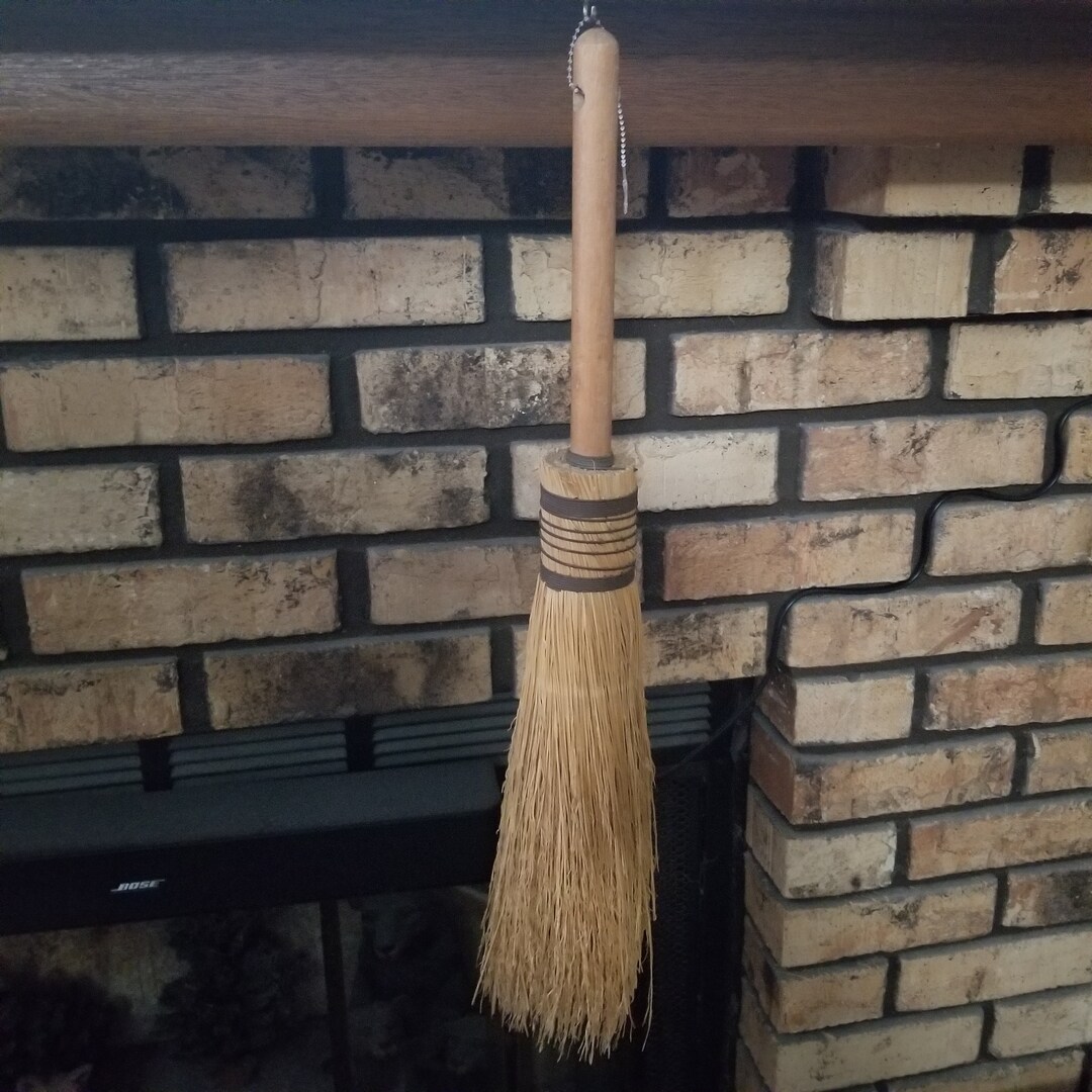 Vintage Primitive Straw Fireplace Hearth Witches Broom - Etsy