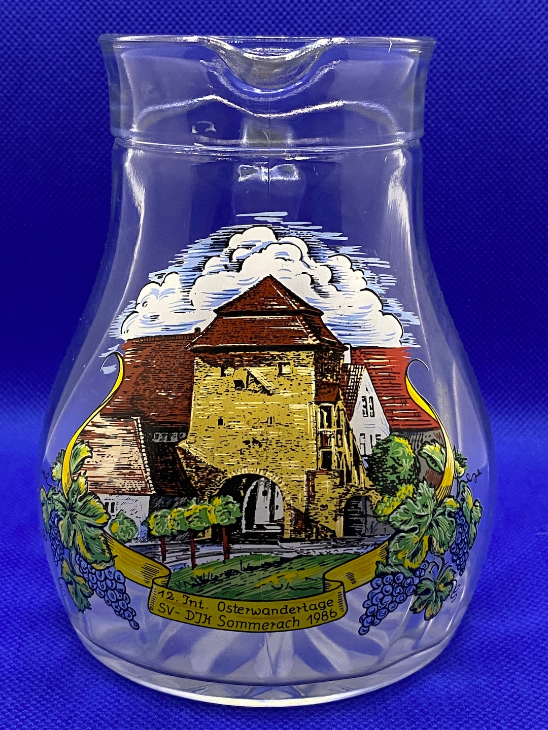 Vintage Small Glass Pitcher/syrup Server 1986 Germany - Etsy