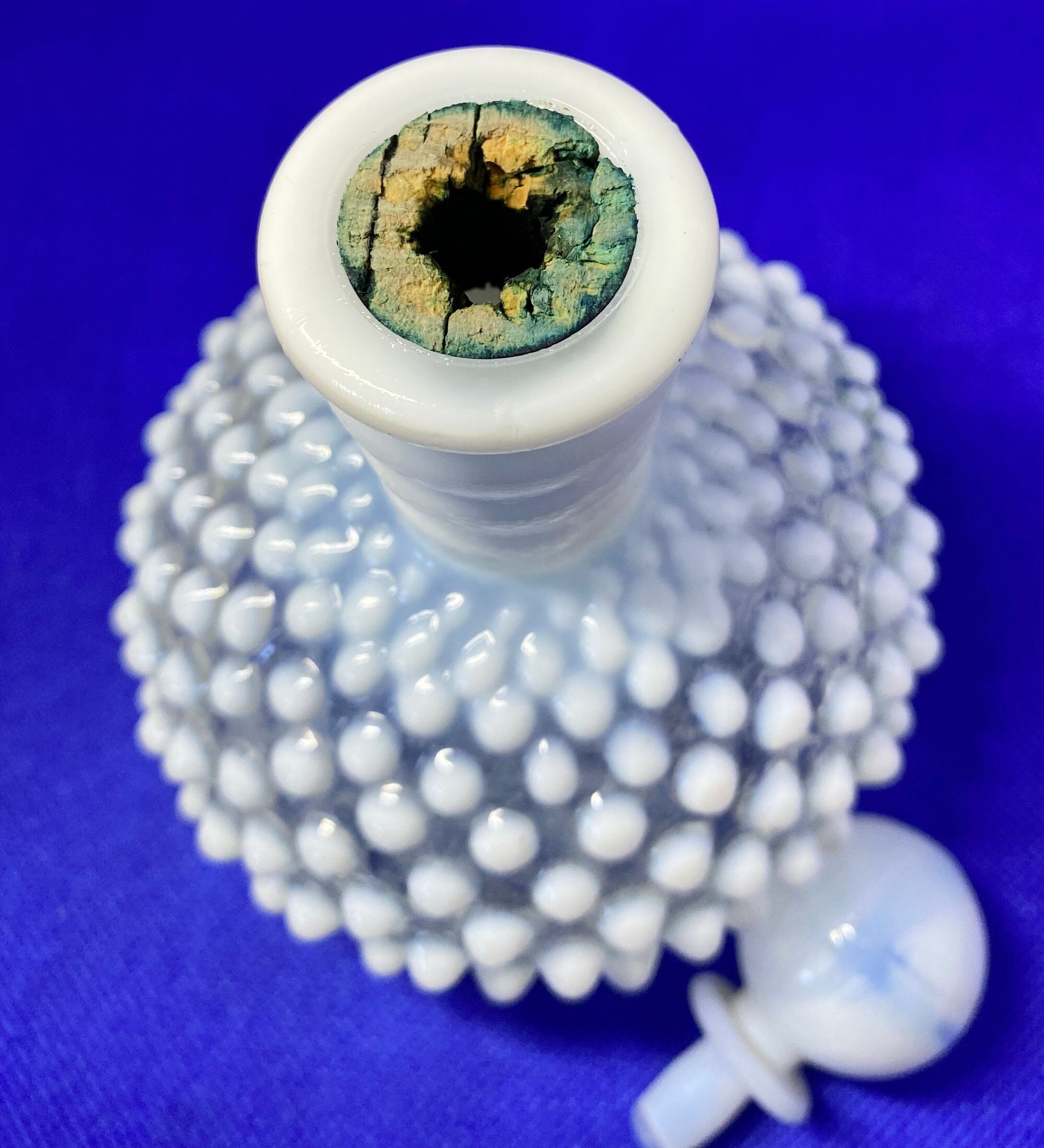 Vintage Fenton Hob Nail Perfume Bottle | Etsy