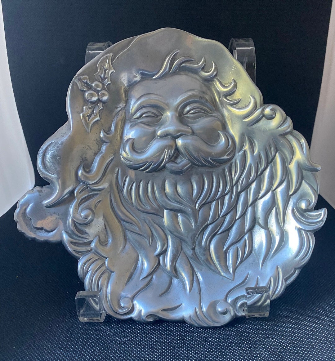 Sweet Santa Face Metal Dish - Etsy