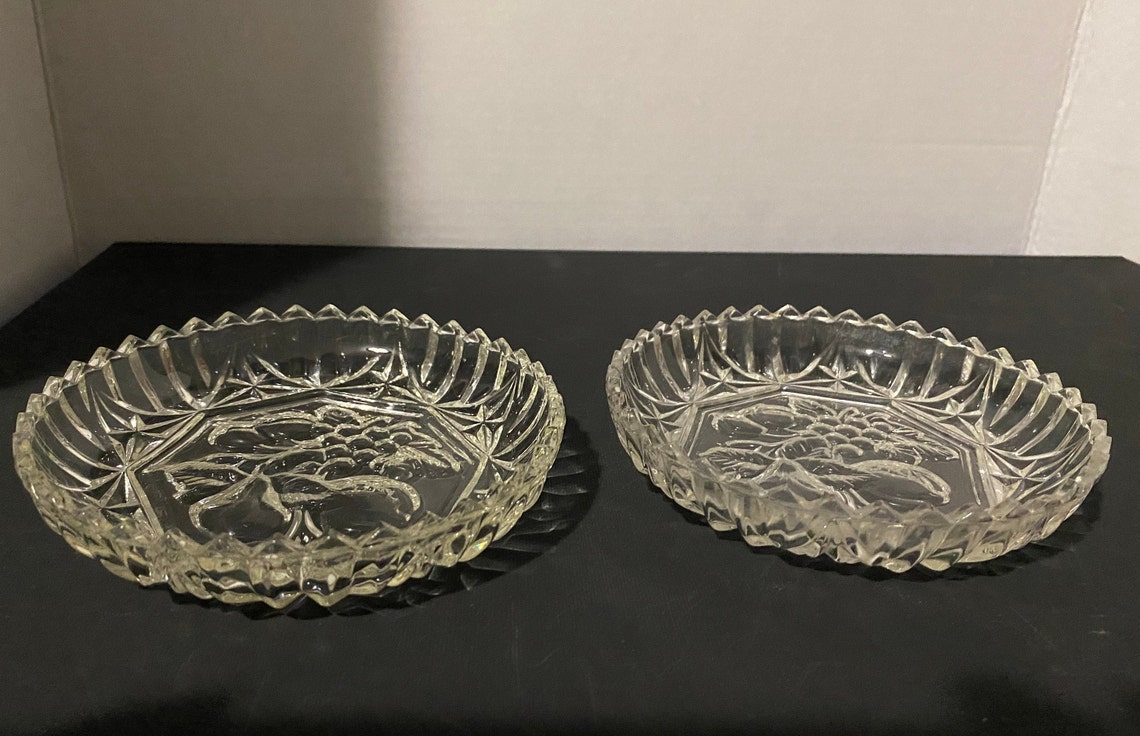 Federal Glass Company Pioneer Pattern 1940s Set of Two Fruit - Etsy