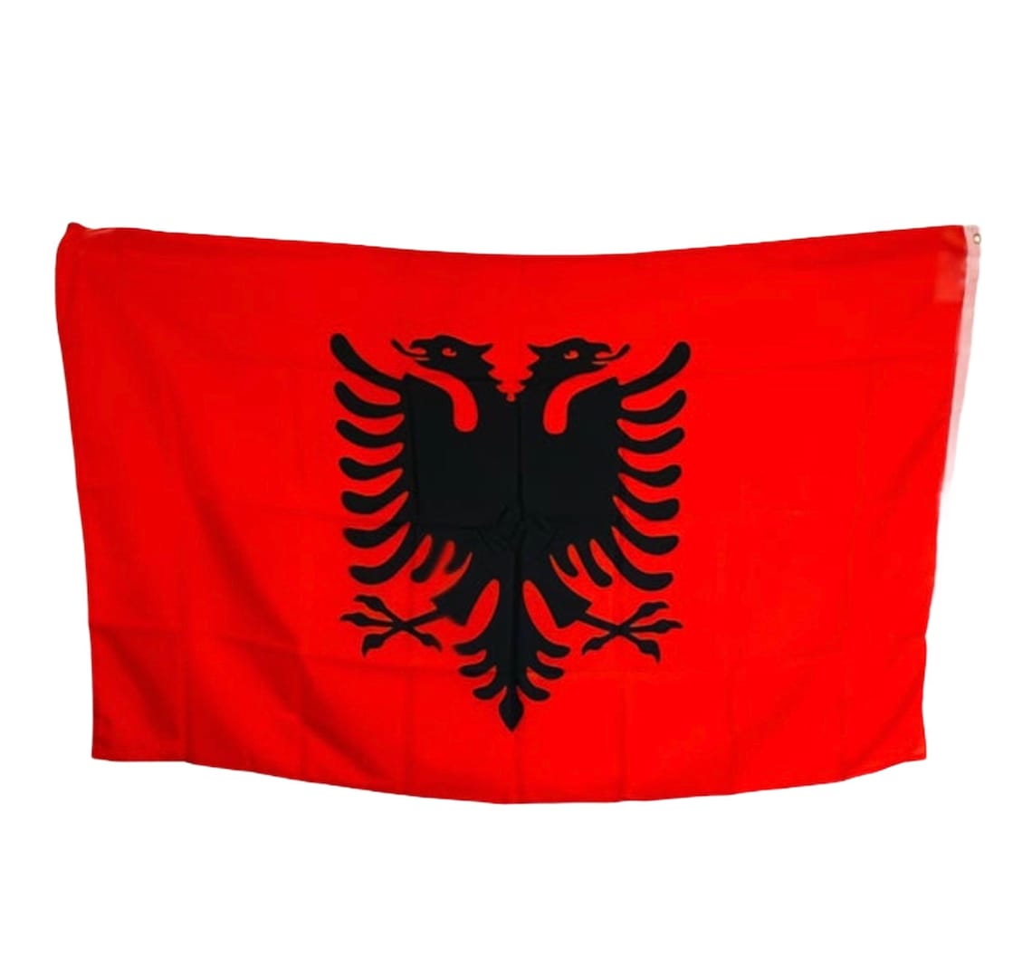 Albanian Flag Flamuri Shqiptar Flamuri Kosovo - Etsy